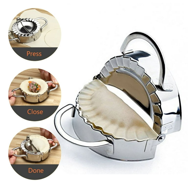 Gyoza Maker Moule à Raviolis En Acier Inoxydable - Façonnez Facilement ...