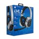 PDP PS4 LVL 3 Stereo Gaming Headset, Grey Camo, 051-032-NA-YCAM ...