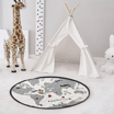 Free Shipping! Delta Children Kids World Map Round Area Rug, 39-Inch ...