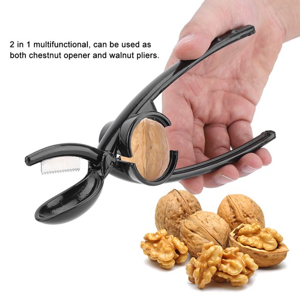 2 In 1 Simple To Use Walnut Plier, Aluminum Alloy Walnut Opener ...