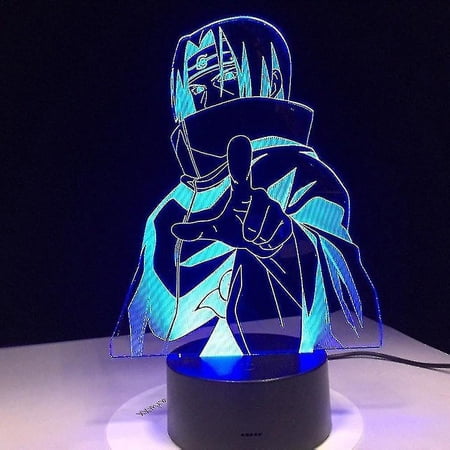 Naruto Sasuke Uchiha Led Small Night Lamp 3d Led Night Light Usb12 ...