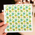 3drose, Cute Yellow, Aqua, and Orange Easter Eggs and Dots Pattern, 6 ...