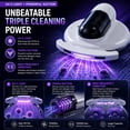 Zcvtbye Automatic Wireless UV Mite Remover Vacuum Cleaner, 7500Pa ...