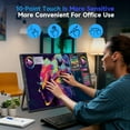 Portable Toushscreen Monitor 24.5" 2K Ultra-slim, UPERFECT 165HZ ...