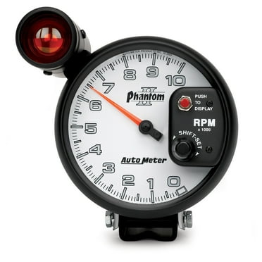 AUTO METER 233905 5IN TACH, 8,000 RPM, SHIFT-LITE, AUTO GAGE - Walmart.com