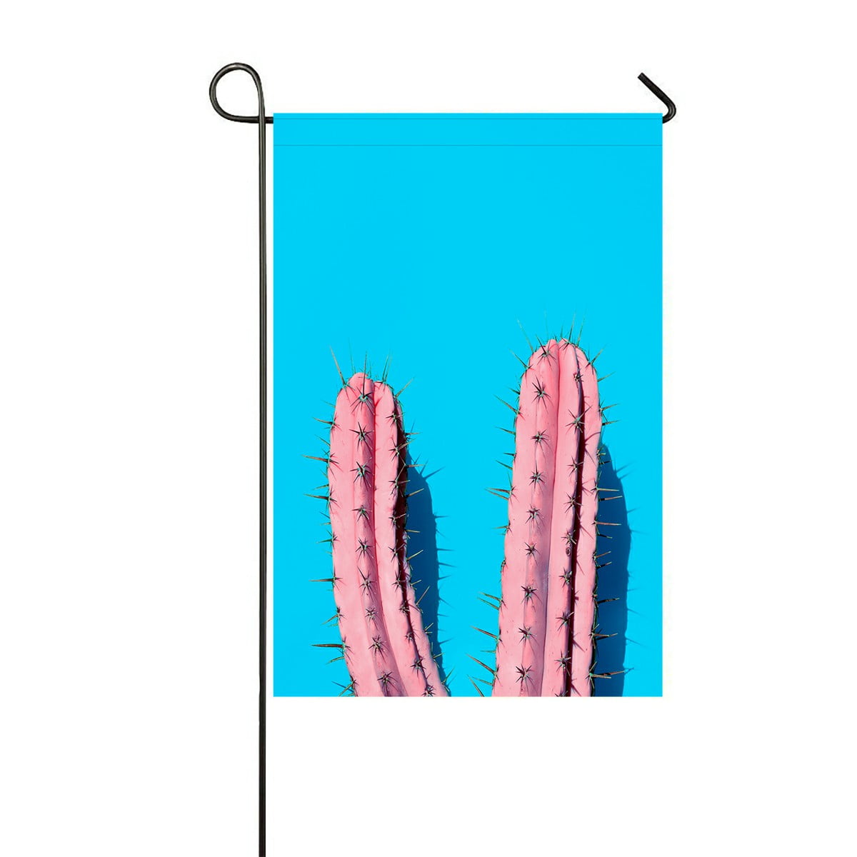 ECZJNT Pink Cactus Garden Flag Outdoor Flag Home Party Garden Decor ...
