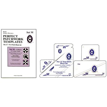 Marti Michell 8253M Perfect Patchwork Template Set C Bonus Complement Set - 7 per Pack - Walmart.com