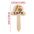 Sulgyt Vegetable Plant Garden Markers, Fruit Plant Labels for Outdoor ...