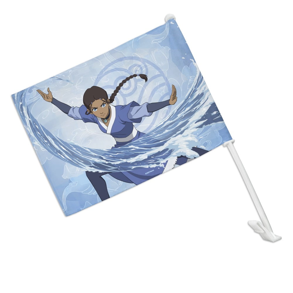 Avatar the Last Airbender Katara Car Truck Flag with Window Clip On ...