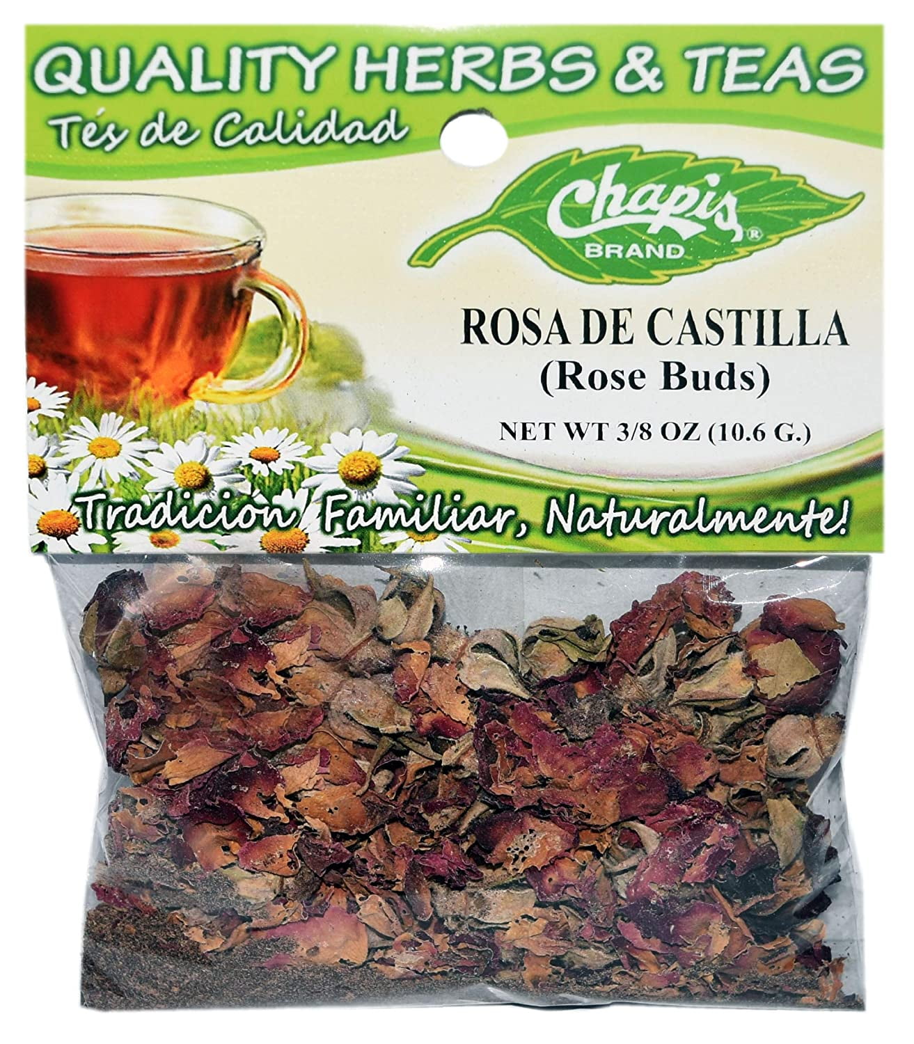 Chapis Tea/Hierba Rosa De Castilla- Dried Natural Herbs Net Wt. 3/8 oz ...