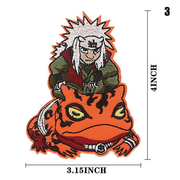 Naruto Sasuke Jiraiya Ironing Patches Embroidery Clothing Patch Anime ...