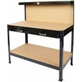 Steel Workbench Tool Storage Work Table, Multi-Function Work Bench ...