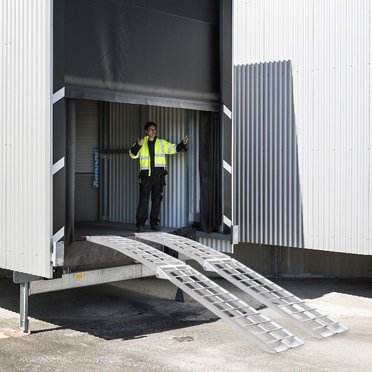 Truck Ramps, 2 Pcs Foldable Loading Ramps 1,000 lbs Capacity ...