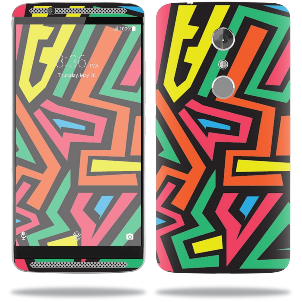 Skin Decal Wrap Compatible With ZTE Axon 7 Sticker Design Hyper ...