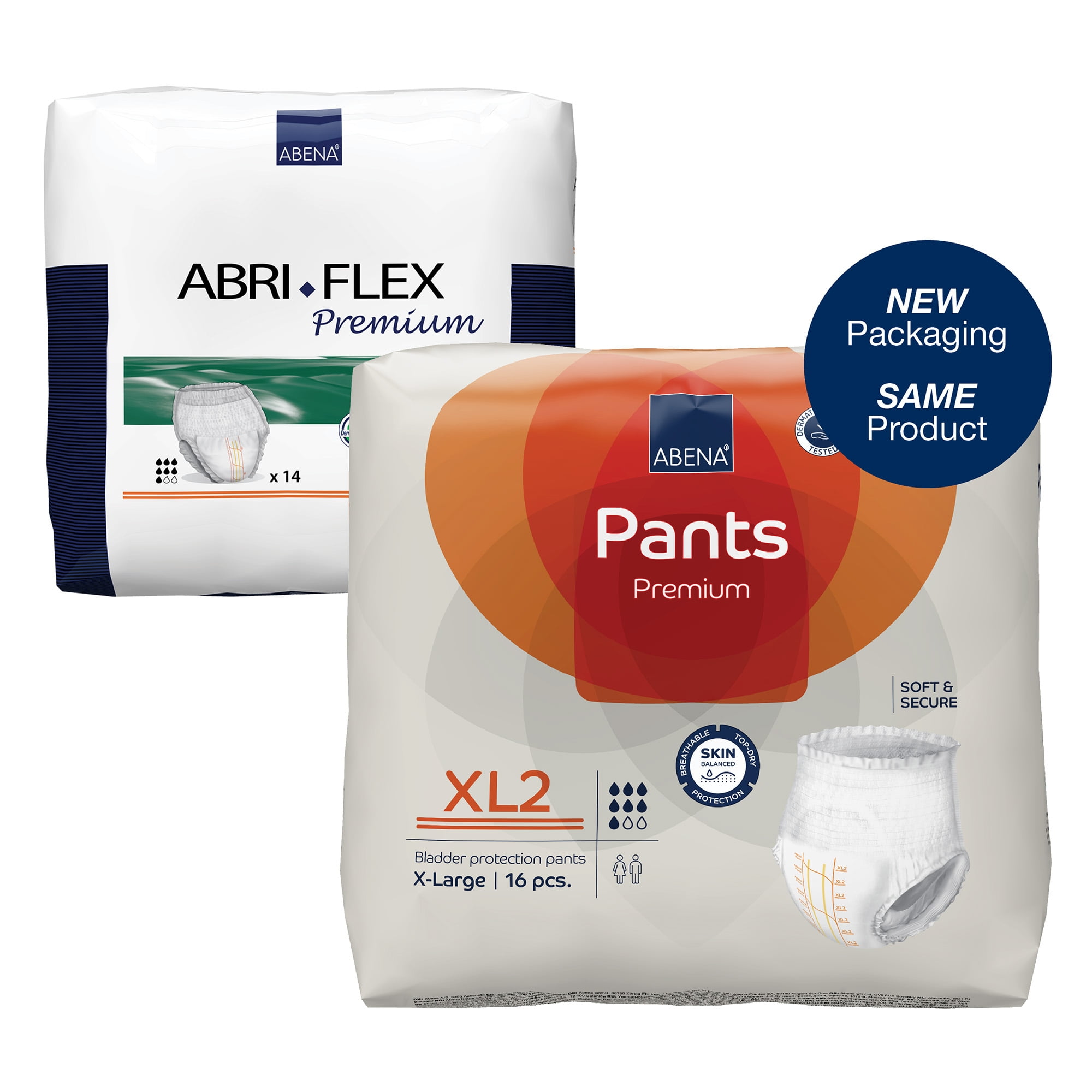 Abena Abri-Flex Premium XL2 Disposable Underwear Pull On with Tear Away ...