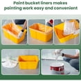 18 Inch Paint Tray Liner, Plastic Paint Bucket Inner Liner Bags for ...