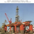 Oil Drilling Platform Paper Model Kit Challenging DIY for Skilled ...