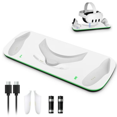 Meta Quest 3 Wireless Controller Charger and Charging Dock - Walmart.com