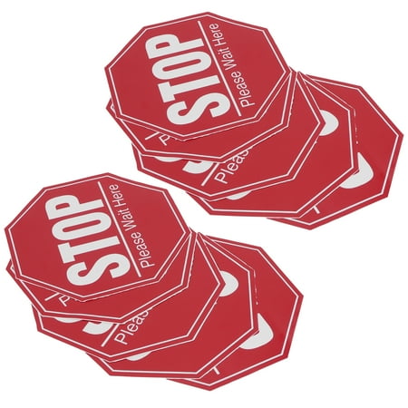 Stop Sign, Anti-Slip Non- Stop Sign Wall Decal Sticker, Waterproof For ...