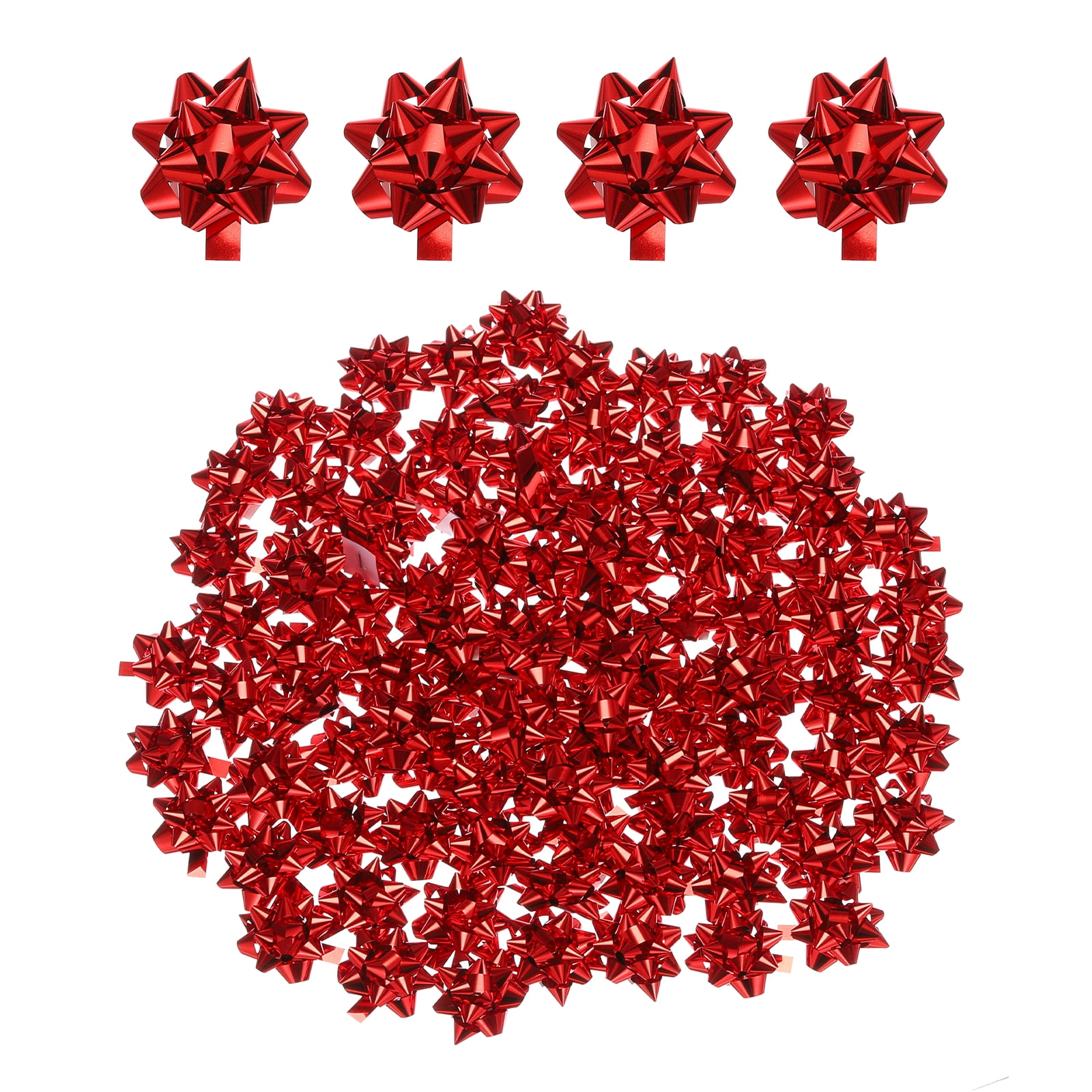 Mini lazos de regalo en forma de estrella pequeños lazos navideños ...