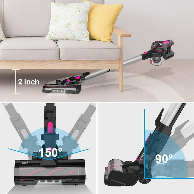 INSE Cordless Vacuum Cleaner With Batteries, Up To 80, 56% OFF
