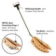 FootFitter Boot Stretcher, Men's Large 11-13, Beech Wood, Extra Long ...