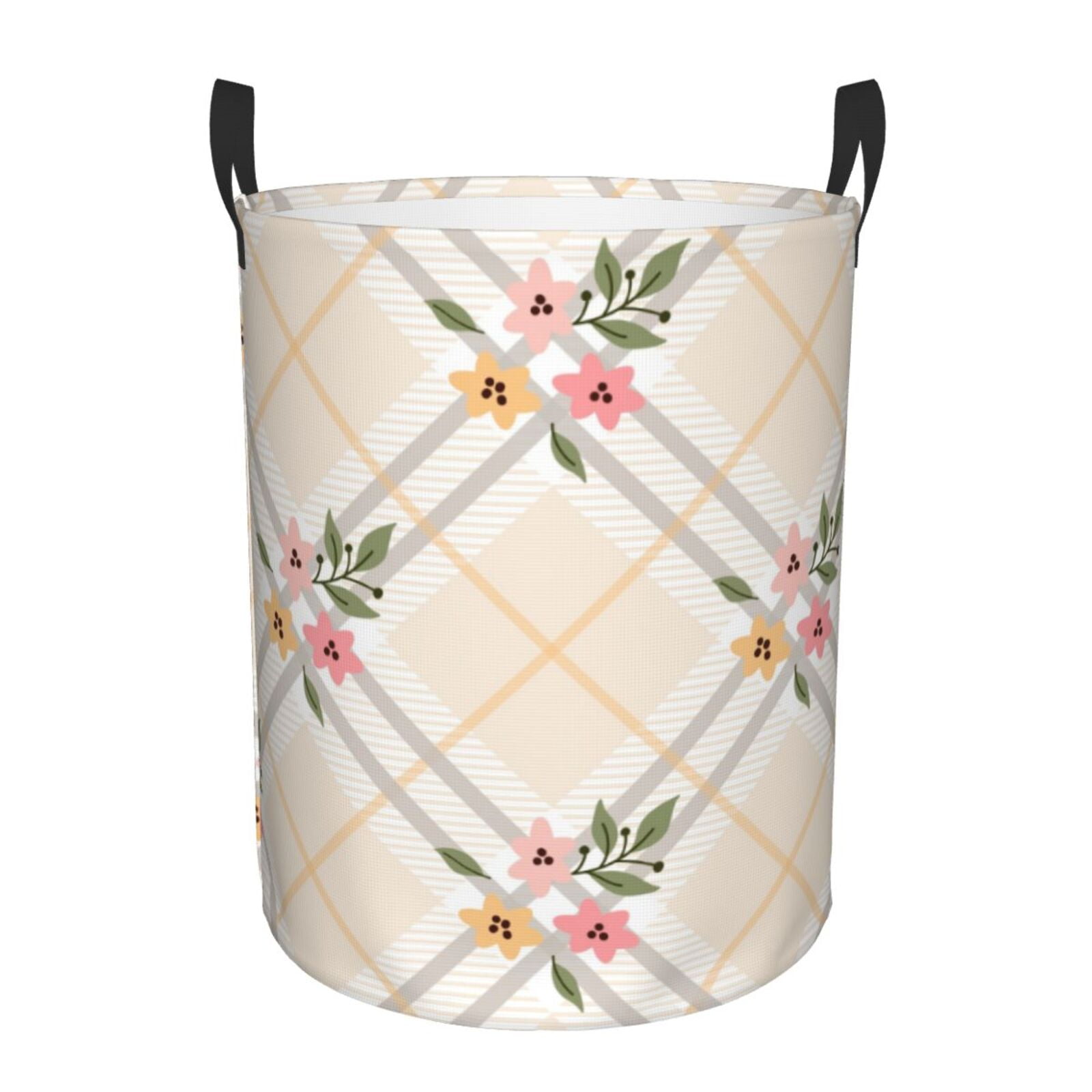 ZNDUO Round Laundry Basket, Waterproof Collapsible Laundry Baskets with ...