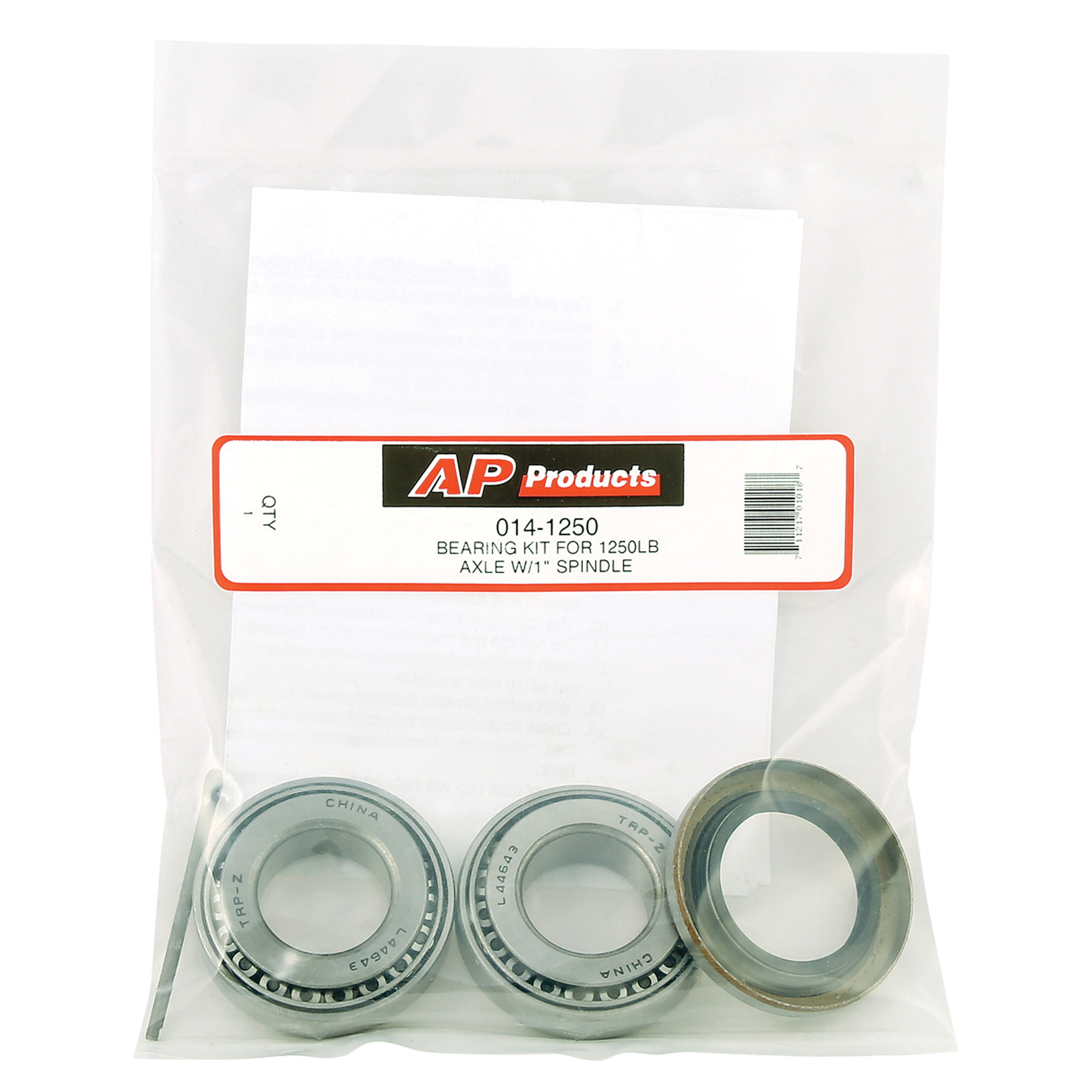 AP Products 014-1250 Bearing Kit for 1250 lb. Axle with 1" Spindle ...