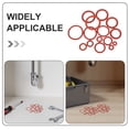 HAMPPLIES 225Pcs Brown Silicone Gasket Sealing Rubber O Rings Kit Heat ...
