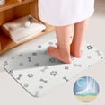 Coral Velvet Floor Mat Three-Piece Set Is Easy To Store Non Slip And ...