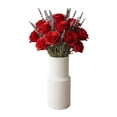 Dserhfy 3D Printed Vase Straight Shape Flower Vase Decorative Flower ...
