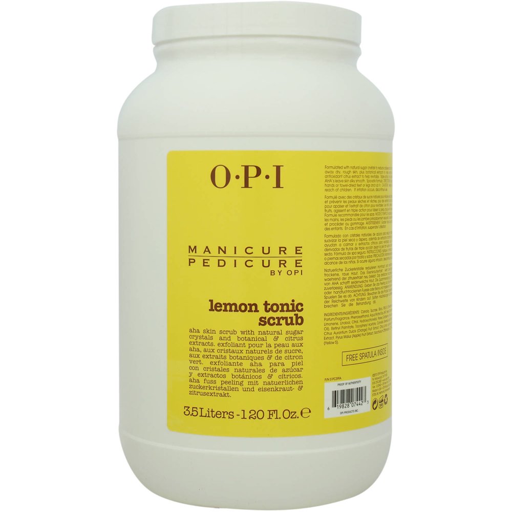 OPI - OPI Manicure Pedicure Lemon Tonic Scrub, 120 fl oz - Walmart.com ...