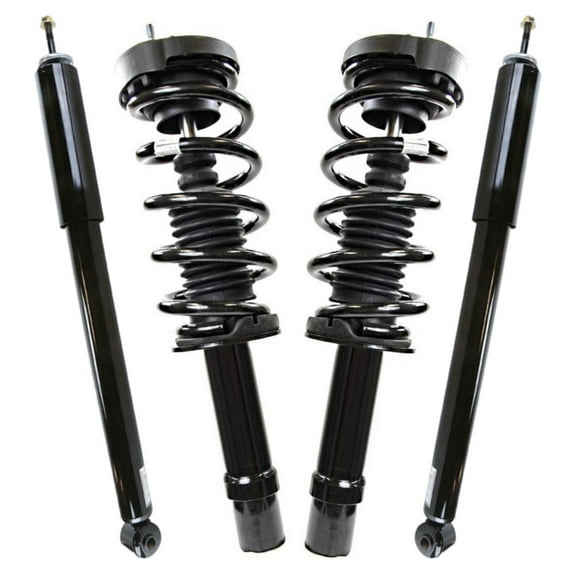 AutoShack Front Complete Strut & Coil Spring + Shock Absorber ...