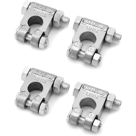 Military Spec Battery Terminals, 2 Pairs Negative and Positive Top Post ...