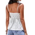 Boho Plain Spaghetti Strap Cami White Maternity Tank And Camis Womens
