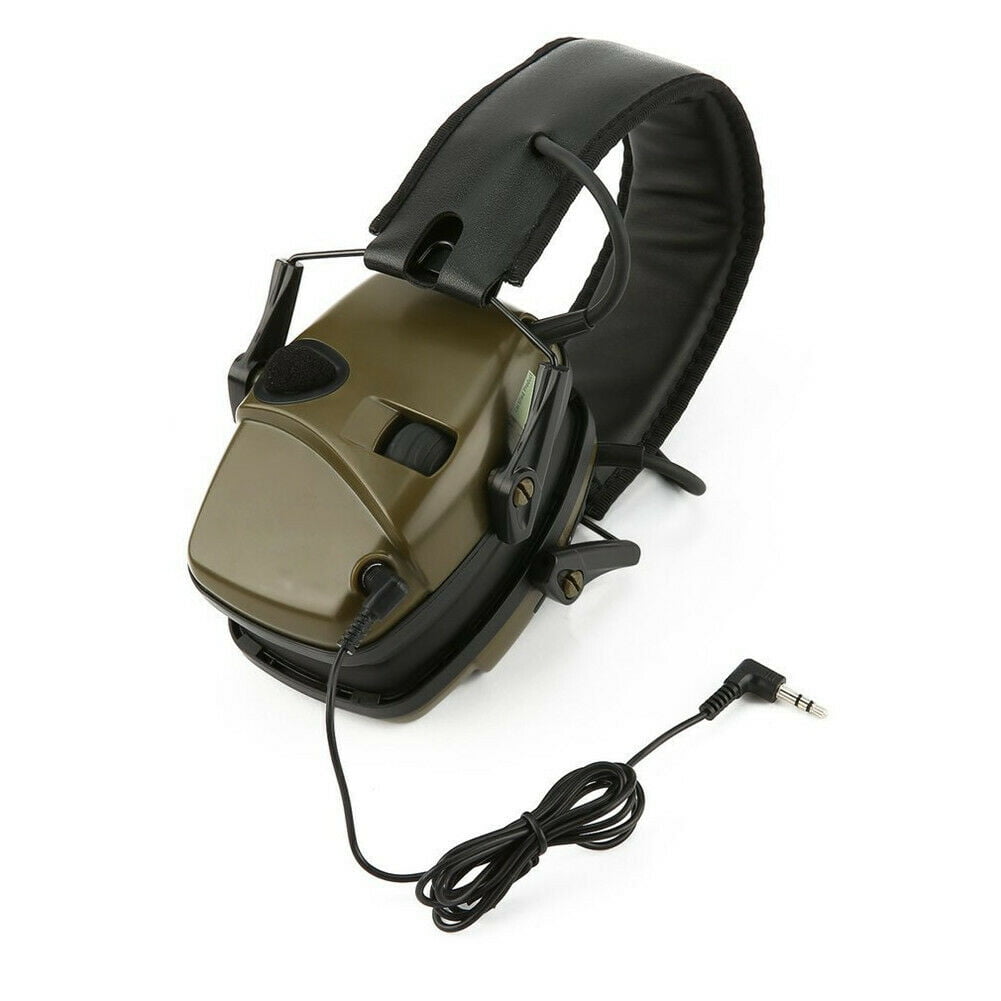 Electronic Shooting Ear Protection Earmuffs, Noise Reduction Sound ...