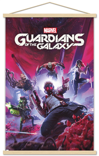 Marvel's Guardians of the Galaxy Video Game - Key Art Wall Poster with ...