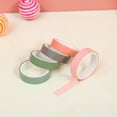 FaLX 5 Rolls/Set Tape Stylish Bright-colored Washi Exquisite Wide ...