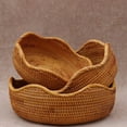 Natural Fruit Basket Bread Storage Bin Ventilated Design For Kitchen ...