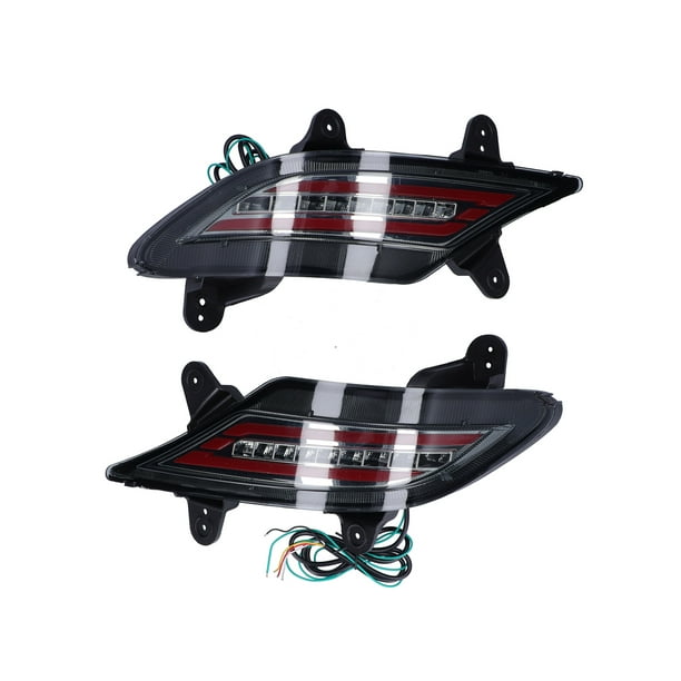 Daytime Running Light,Pair Rear Bumper Lights Reversinglight Backup ...