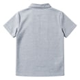 Boys Casual Short Sleeve Knit Shirt with Stand Collar Comfortable Sport ...