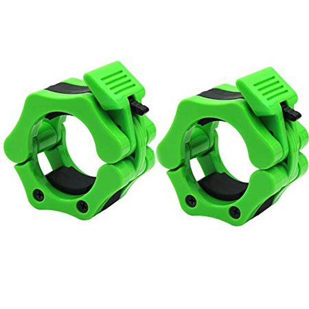 2 Inch Barbell Collars - Quick Release Barbell Clamp For Weightlifting ...