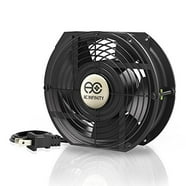 AC Infinity MULTIFAN S3-P, Quiet 120mm AC-Powered Fan with Speed Control, for Receiver DVR ...