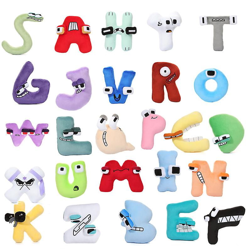 Alphabet Lore Plush Toy Game But Are Stuffed Plushie Dolls Anime Color ...