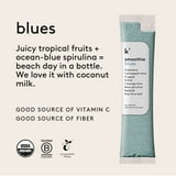 Kencko Organic Instant Fruit and Veggie Smoothies Powder Pack with Blue ...