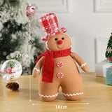 ZenCart Plush Gingerbread Man Doll Stuffed Christmas Decor Soft Pillow ...