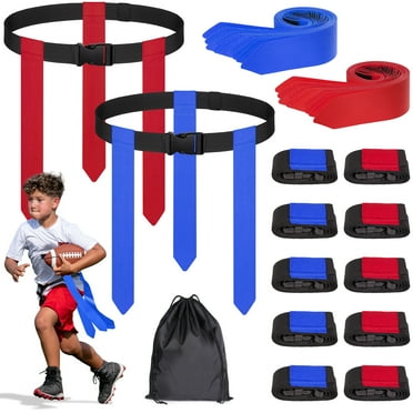 Flag Football Belts, 14 Player Adjustable Flag Football Set with 42 ...