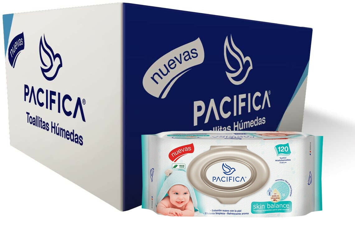 Toallitas Húmedas Para Bebé Pacifica Skin Balance 120's | Walmart en línea
