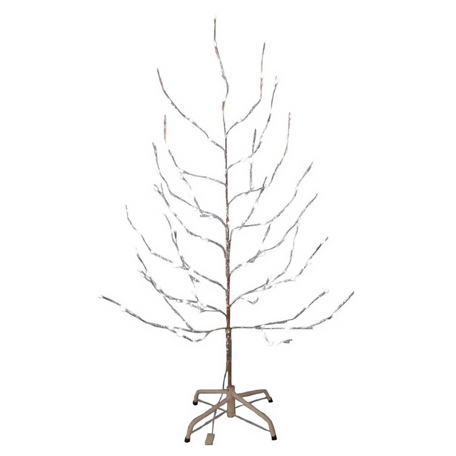Silver Twig Slim Pre-lit Christmas Tree - 6 ft. - Walmart.com