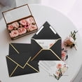 50 Pack 4x6 Envelopes Self Seal, Black 4x6 Envelopes for Invitations ...
